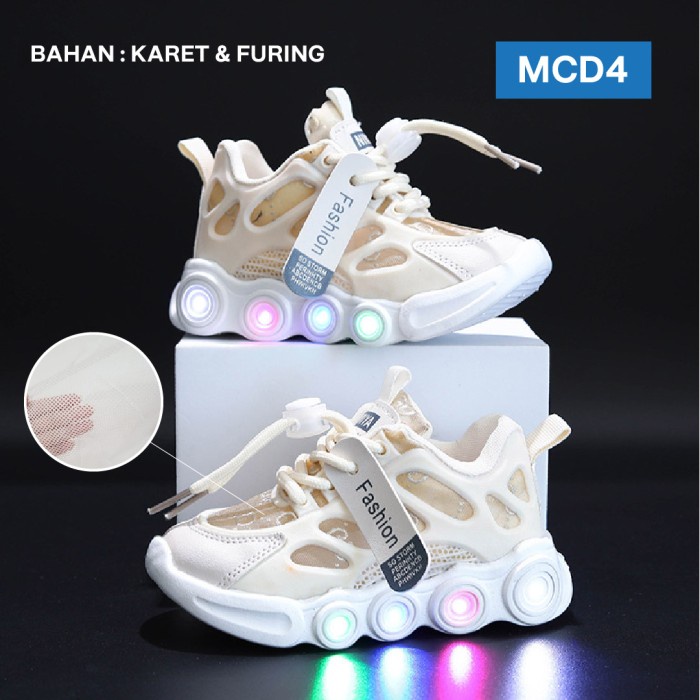 Jual MCD Sepatu Sneaker LED Anak Laki Laki Perempuan Usia 1 - 5 Tahun ...