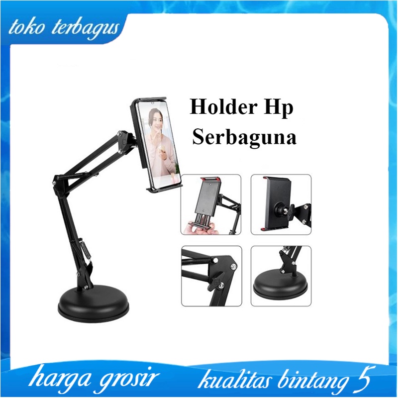 Jual Holder Hp Meja Stand Bracket Phone Lazypod 360 Derajat Tinggi 60cm ...