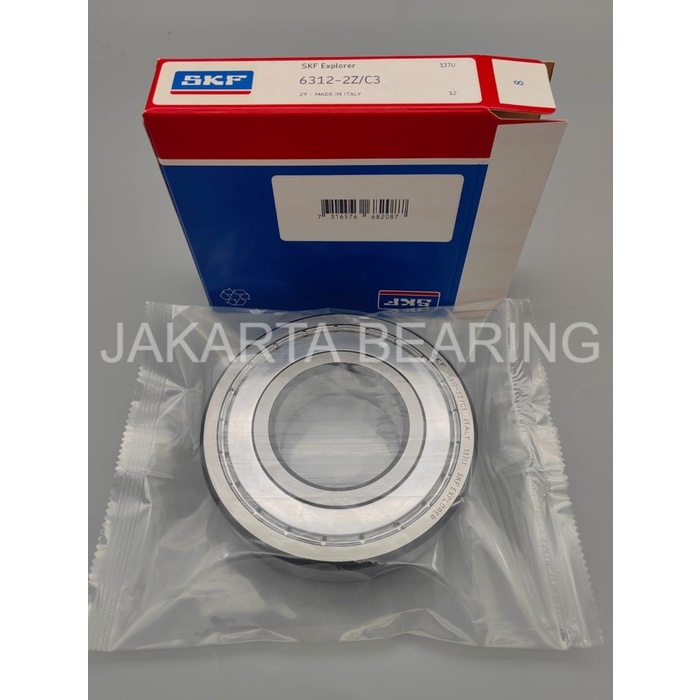 Jual Ball Bearing SKF 6312 2z C3 ORIGINAL | Shopee Indonesia