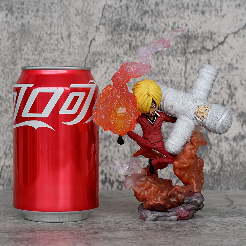 Jual SHP-JF Action Figure One Piece Sanji Zorro Chibi Recast - Sanji ...