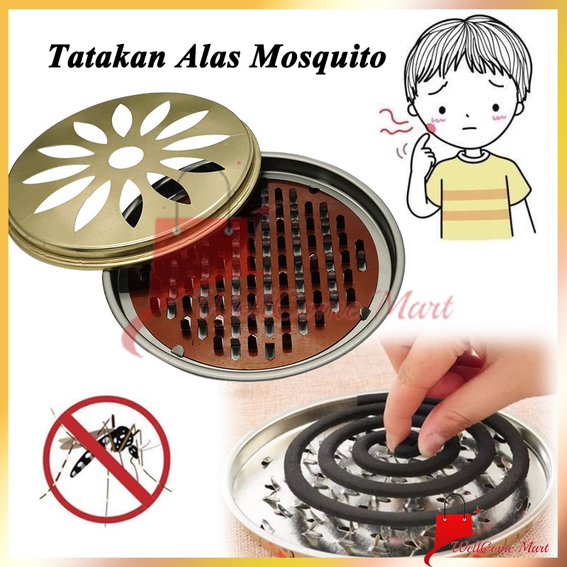 Jual Tempat Obat Nyamuk Bakar Bulat / Tatakan Obat Nyamuk Coil Set ...