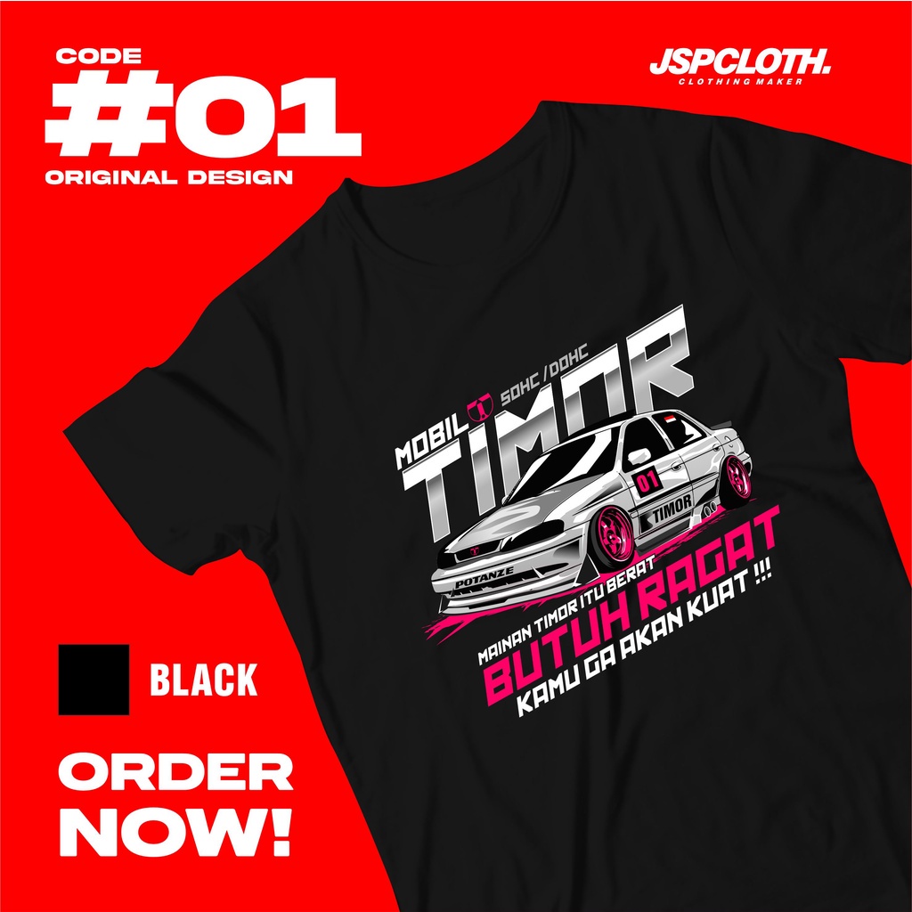 Jual Baju T-Shirt Sablon Mobil Timor Stance Exclusive design MTC Timor ...