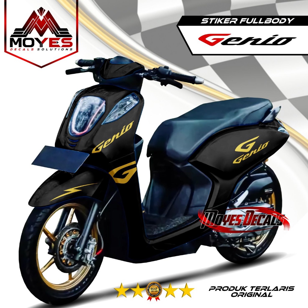 Jual TERBARU Decal Genio Fullbody Dekal Stiker Genio Fullbody Sticker ...