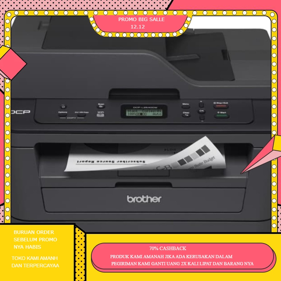 Jual PRINTER Brother DCP-L2540DW Mini Fotocopy A4/F4 Printer ...