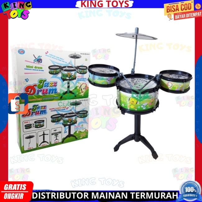 Jual MAINAN EDUKASI DRUM SET / MINI JAZZ DRUM / MINI DRUM / DRUM DRAM ...