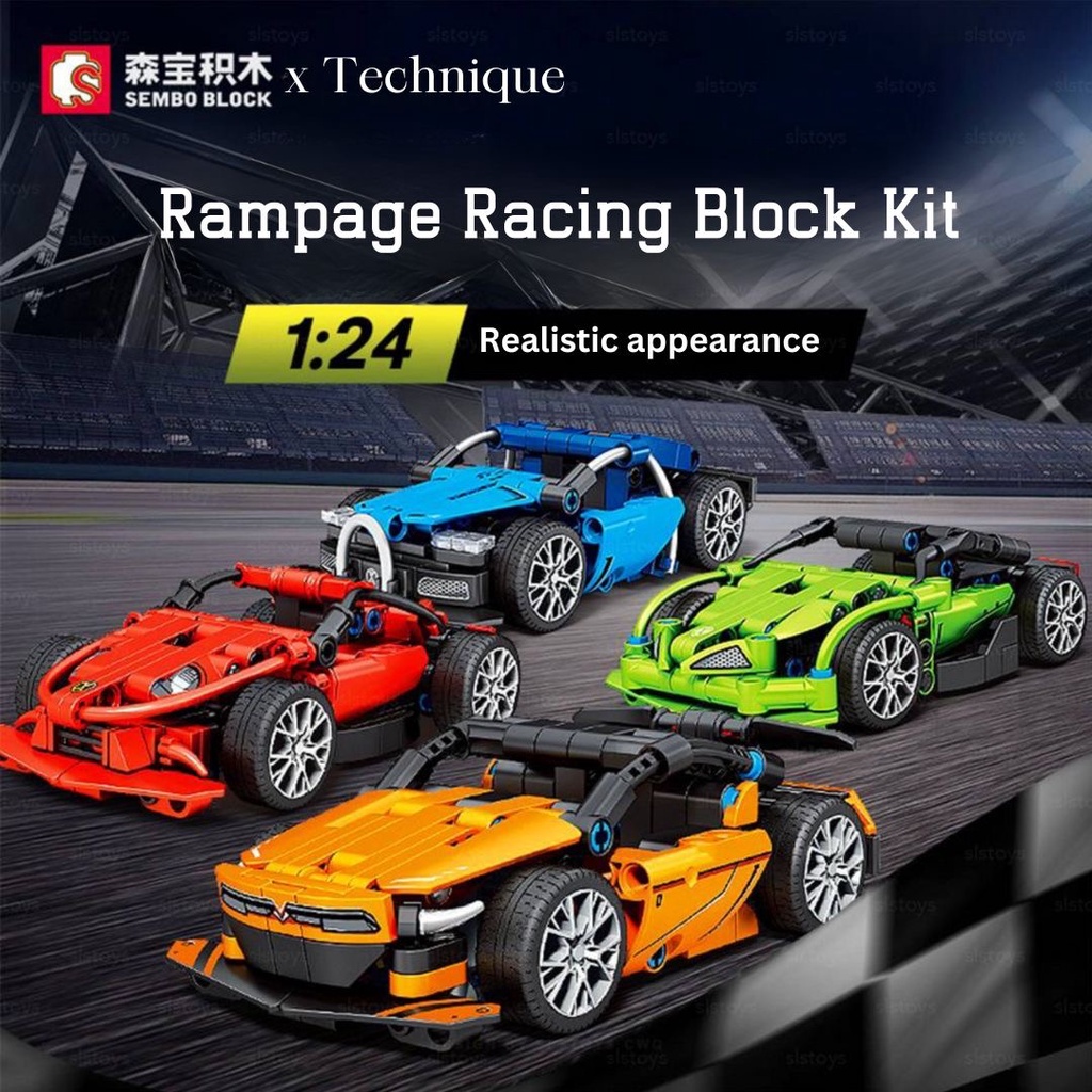 Jual Sembo Block Technique Famous Racing Car 7000-7003 | Shopee Indonesia