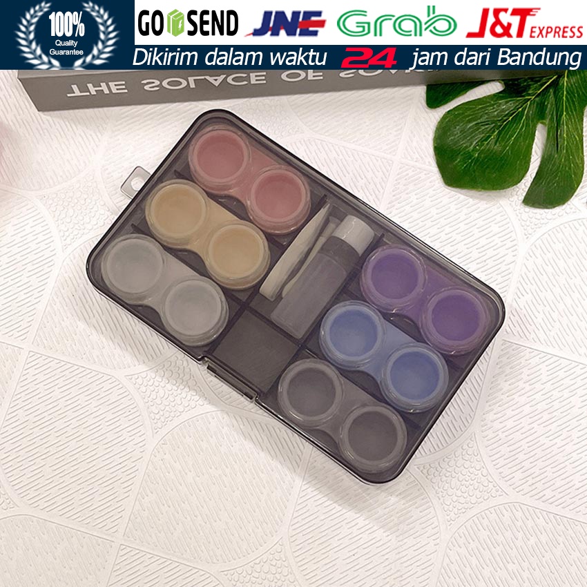 Jual Travel Kit Softlen Lensa Kontak / 6In1 Kotak Softlens Isi 6 ...