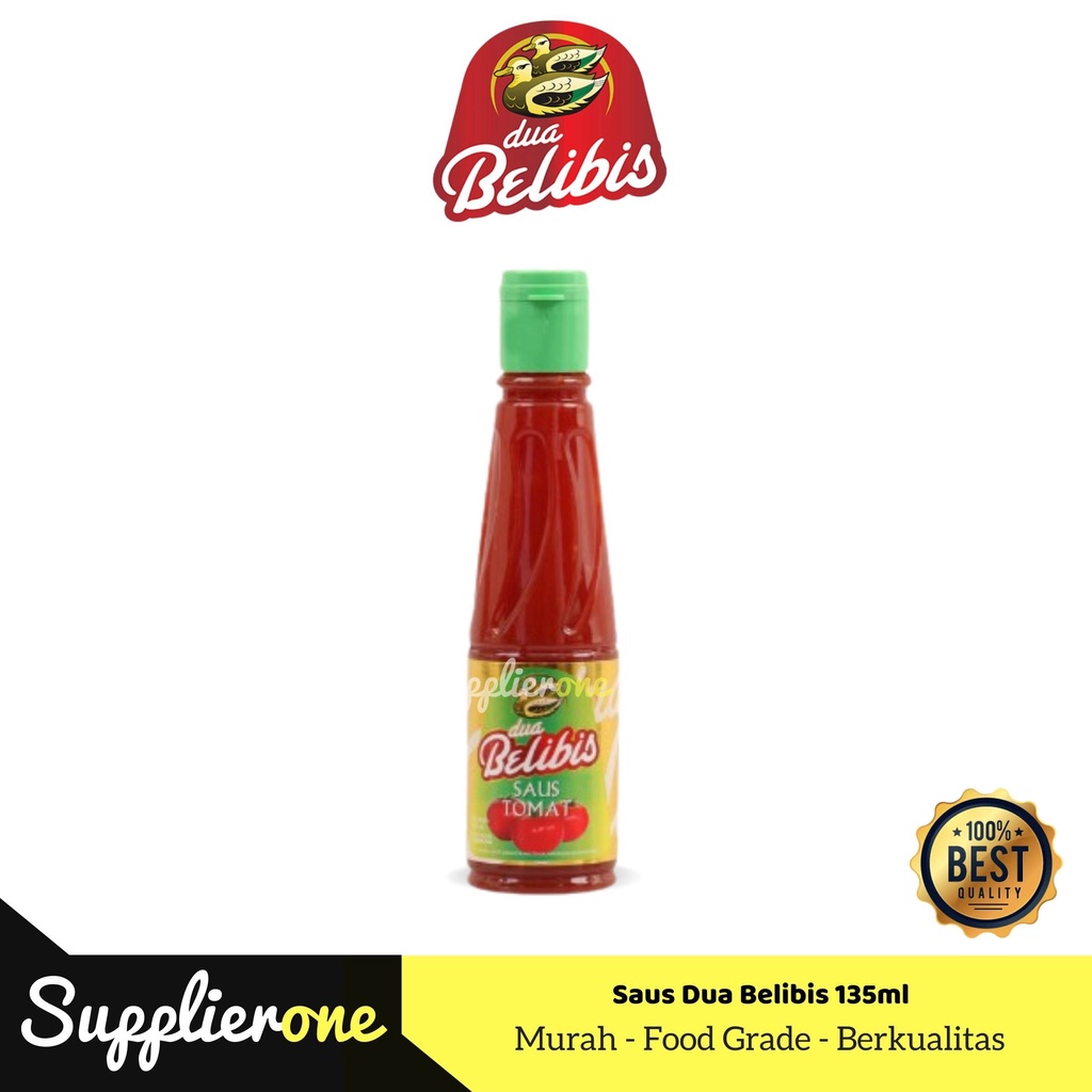 Jual Saus Tomat Dua Belibis / Saus Botol Saus Tomat 135ml / Saus ...