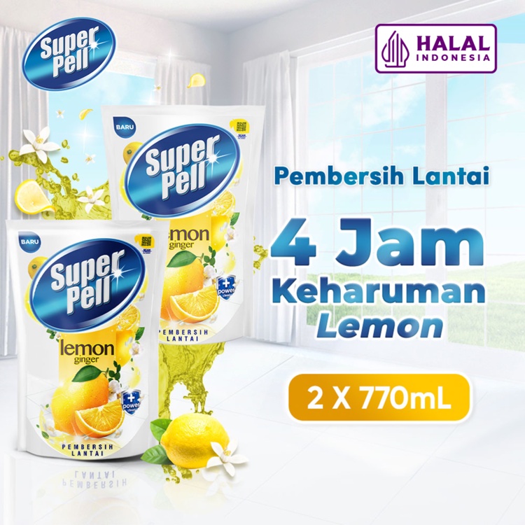 Jual Superpell Pembersih Lantai Pel Lantai Kinclong Harum & Wangi ...