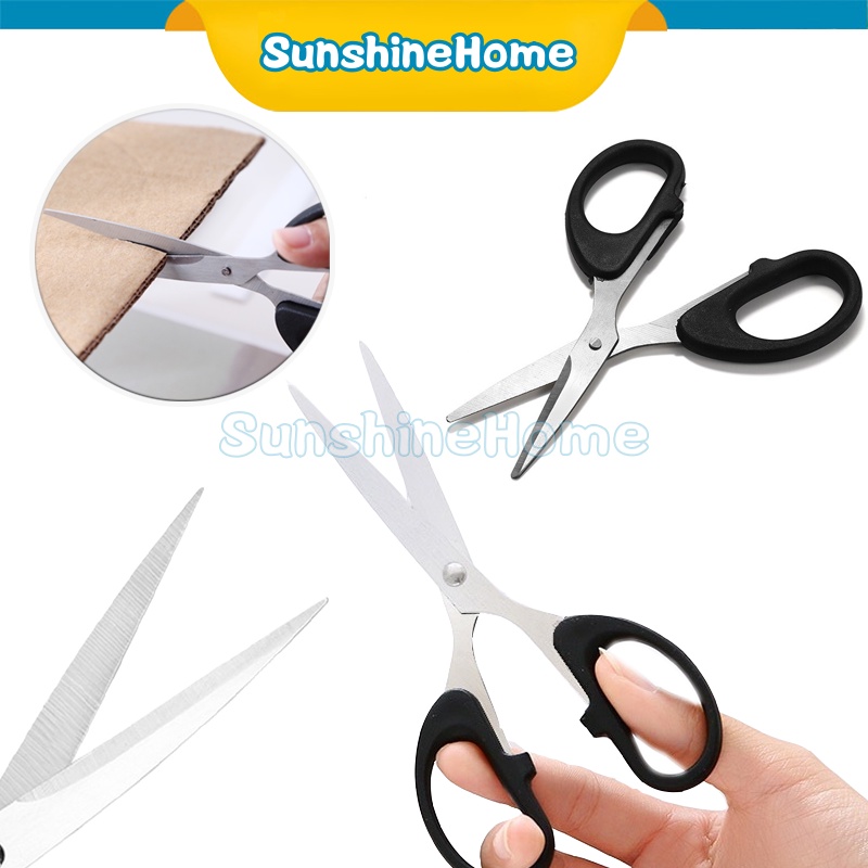 Jual Hitam Gunting Sedang Ukuran 14Cm Stainless Stell/Scissors ...