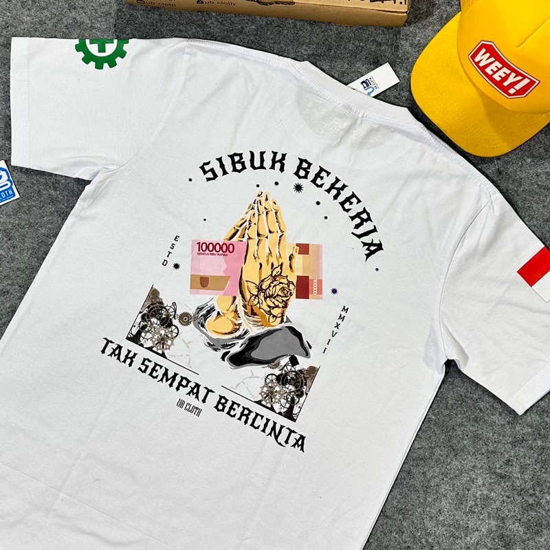 Jual Kaos Pejuang Rupiah Sibuk Bekerja Tak Sempat Bercinta Bahan Tebel ...