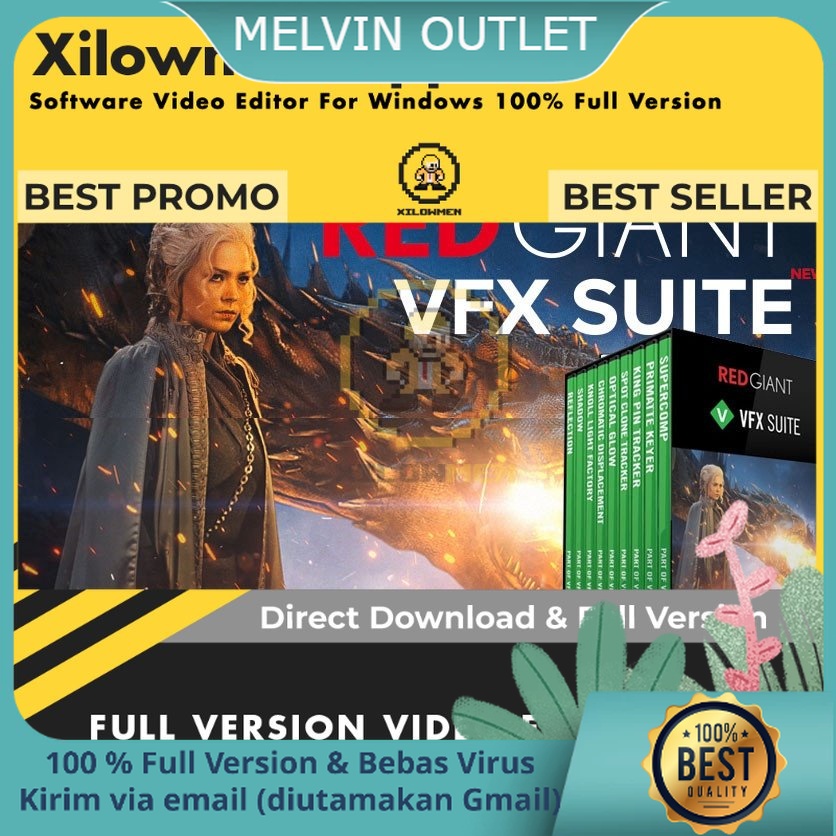 Jual [Full Version] Red Giant VFX Suite 20 Pro Video Editor Lifetime WIN OS - Kumpulan alat efek ...