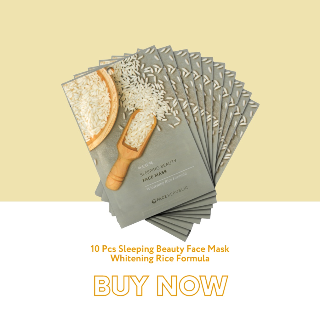 Jual Face Republic Sleeping Beauty Face Mask Whitening Rice Formula 23g ...