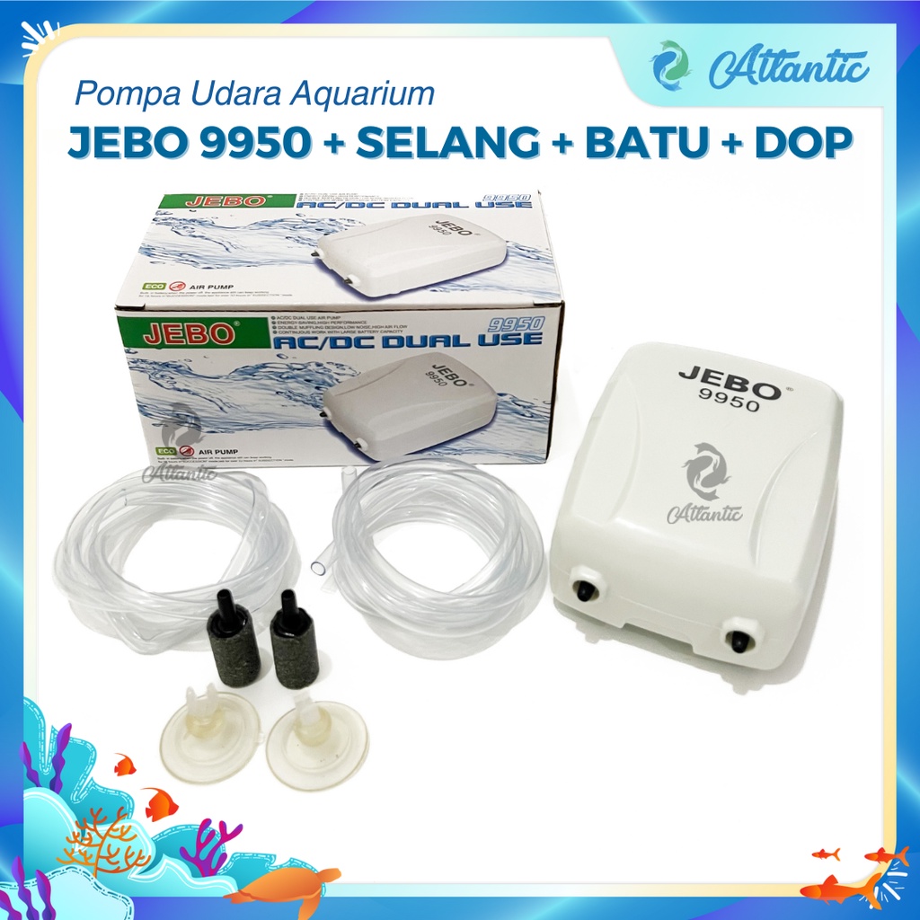 Jual Jebo 9950 Pompa Udara AC/DC Dual Use Air Pump Pompa Udara ACDC ...