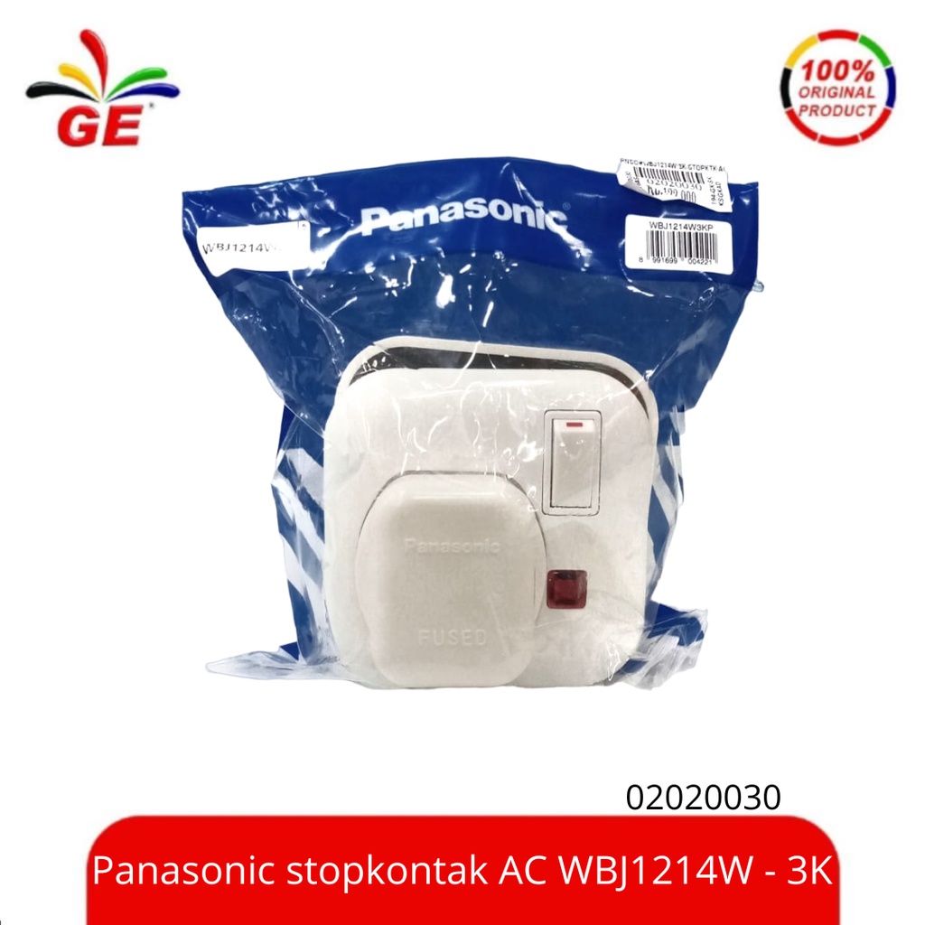 Jual Panasonic stopkontak AC WBJ1214W - 02020030 | Shopee Indonesia