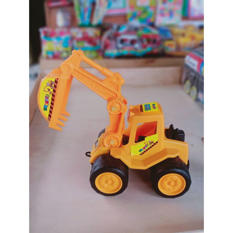Jual YZ Mainan anak laki laki mobil Beko besar mobil kontruksi jumbo ...