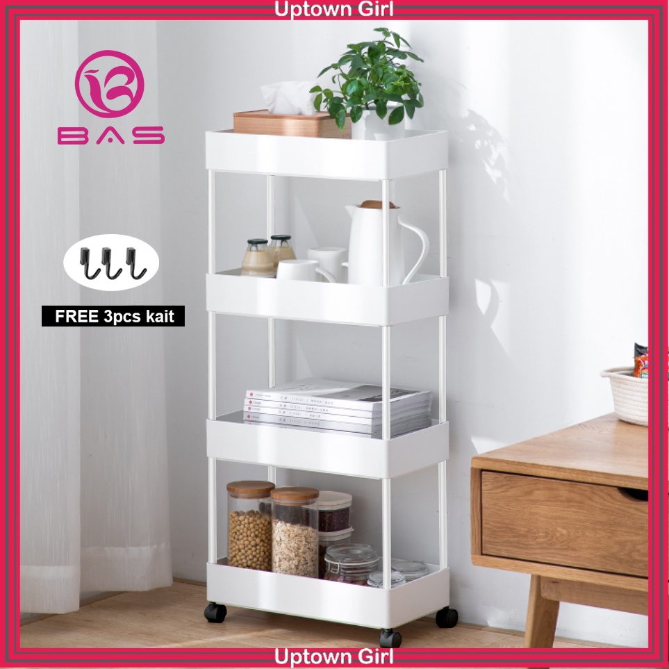 Jual PROMO AESTHETIC RAPI TERBARU PREMIUM !! BAS square rak troli rak ...