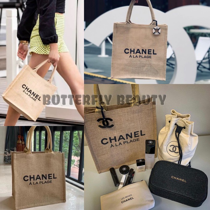 Jual TAS WANITA PANTAI TOTE BAG ALA A LA PLAGE TOTE GIFT BAG | Shopee ...