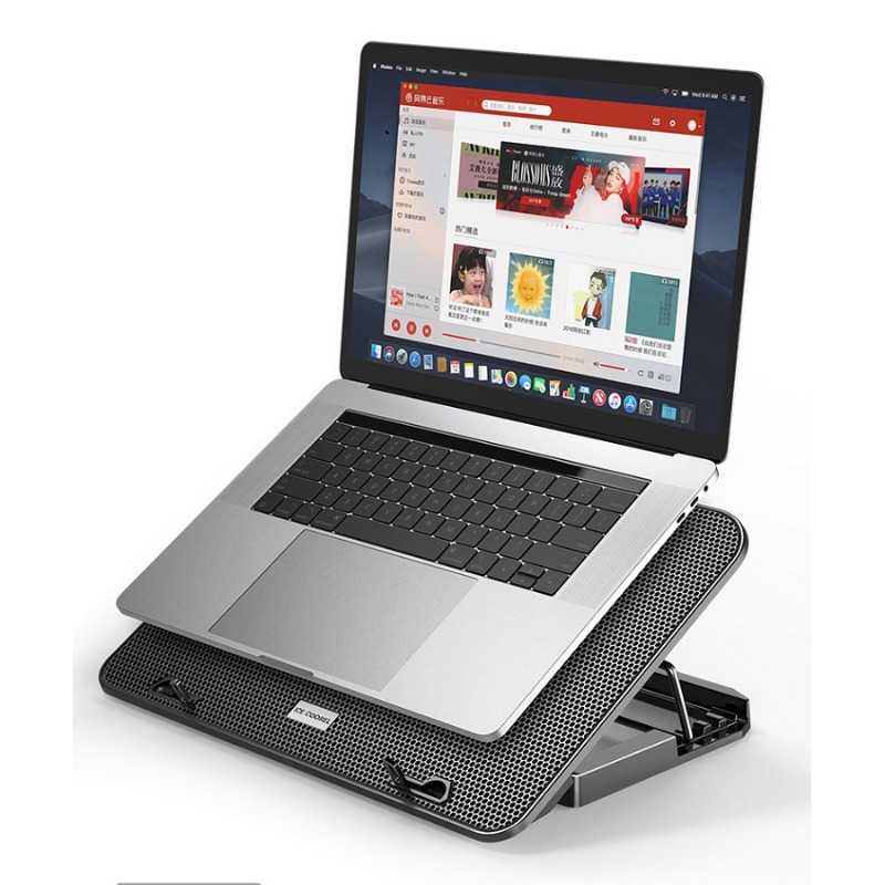 Jual ICE COOREL Cooling Pad Laptop Stand Adjustable 6 Fan Dual USB - A9 ...