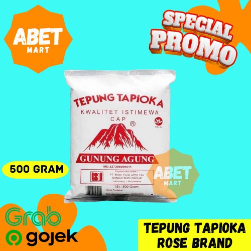 Jual Tepung Tapioka Gunung Agung Merah 500 Gr - 500gr Gram Sagu Kanji ...