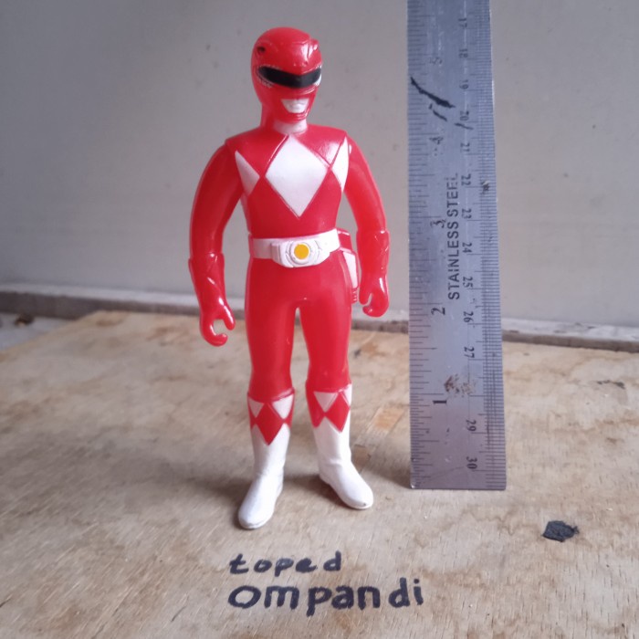 Jual Toy Loose figure power rangers mmpr merah bootleg Mainan Anak ...