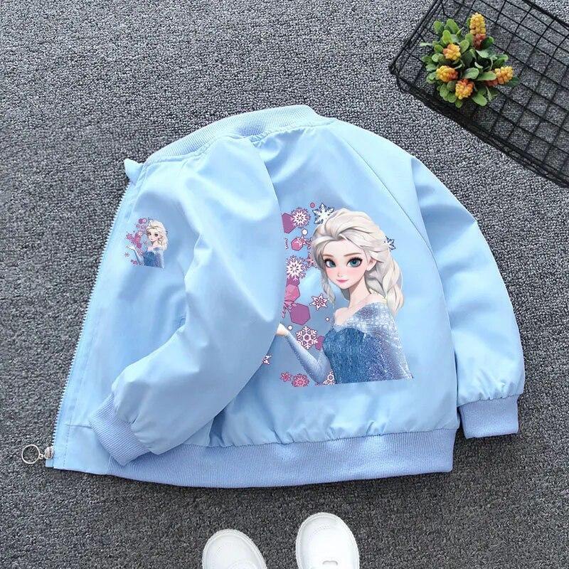 Jual Jaket Bomber Premium Gambar 3 Frozen Elsa 1 Jaket Anak Bomber ...