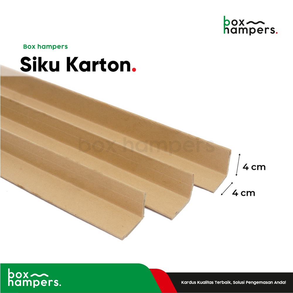 Jual Siku Karton 100 cm (paper angle) 4x4 cm sikukarton/layersiku ...