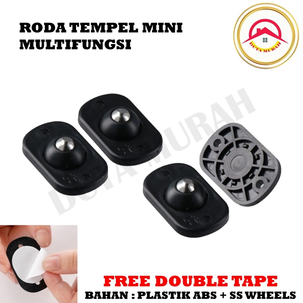Jual RODA TEMPEL MINI SERBAGUNA RODA TROLI 360 STAINLESS UNIVERSAL RODA ...