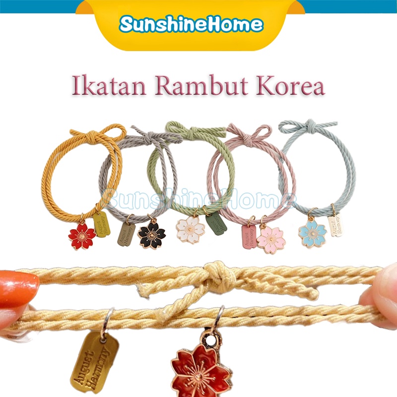 Jual Ikatan Rambut Korea/ Icon Single Flower/ Import / Ikat Rambut ...