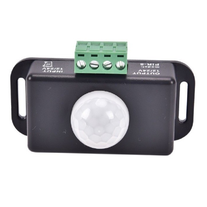 Jual Sensor PIR Motion Detector 12V 24V Saklar Otomatis Sensor Gerak ...