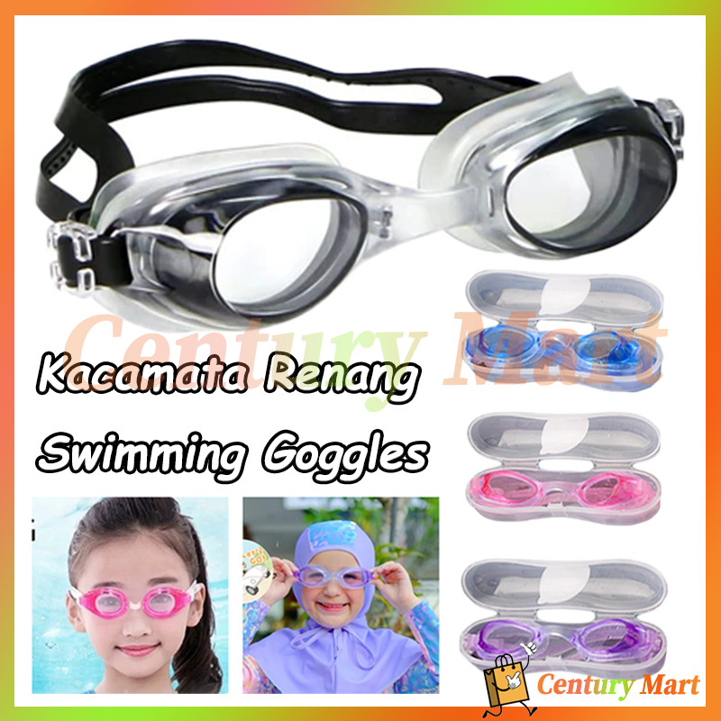 Jual CM Kacamata Renang Swimming Goggles / Kacamata Renang Aquatic Super Goggles | Shopee Indonesia