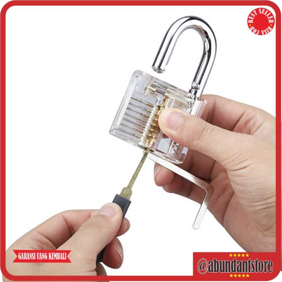 Jual Goso Set Alat Pembuka Gembok Kunci Pintu Lock Pick Locksmith 24 ...