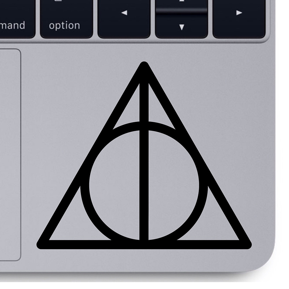 Jual STIKER MACBOOK STICKER SKIN LAPTOP Deathly Hallows decal Magic ...