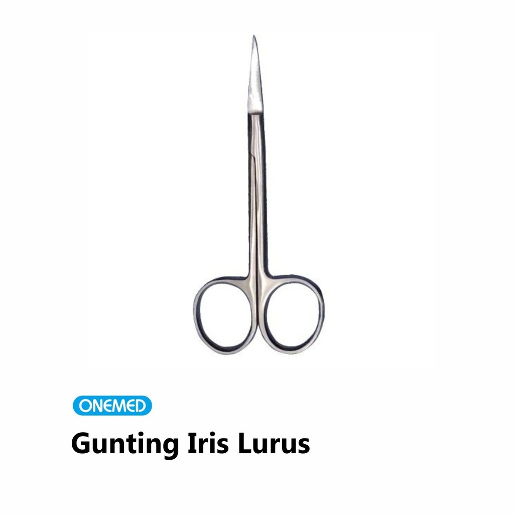 Jual Gunting Iris Lurus OneMed--- BLI | Shopee Indonesia