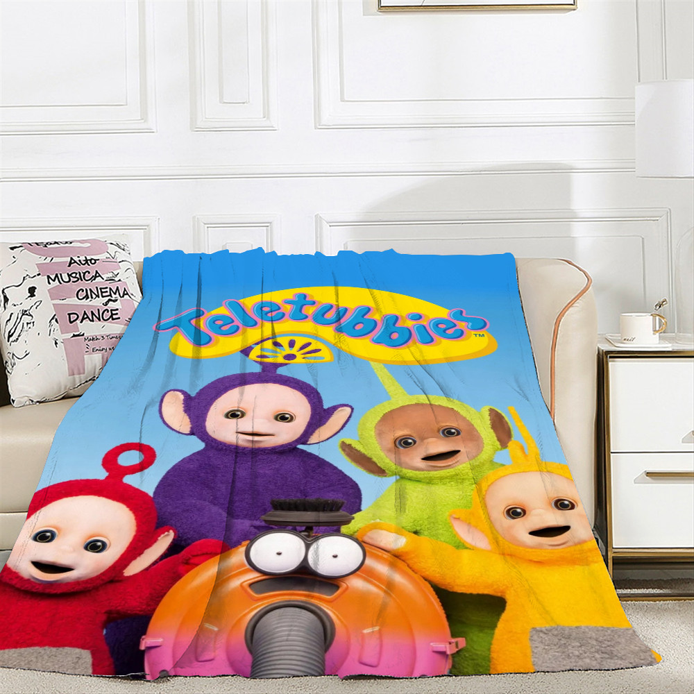 Jual Teletubbies Anime Blanket Fluffy Soft Blankets and Bedspread on ...