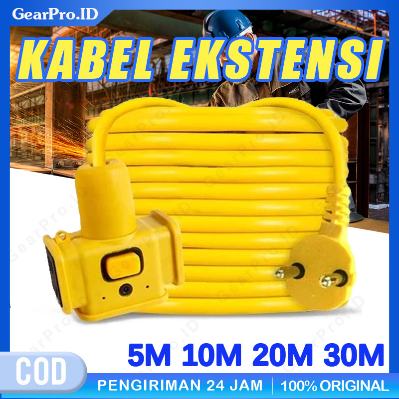Jual Kabel Ekstensi Extension Cord 30/20/10/5 Meter Cable Extension ...