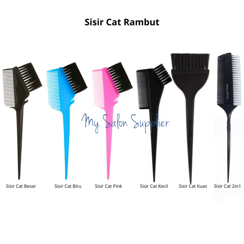 Jual Sisir Cat / Kuas Cat / Semir Rambut | Shopee Indonesia