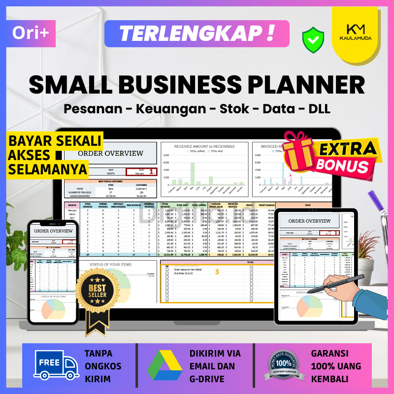 Jual TEMPLATE LAPORAN KEUANGAN BISNIS UMKM Perusahaan Jualan Barang ...