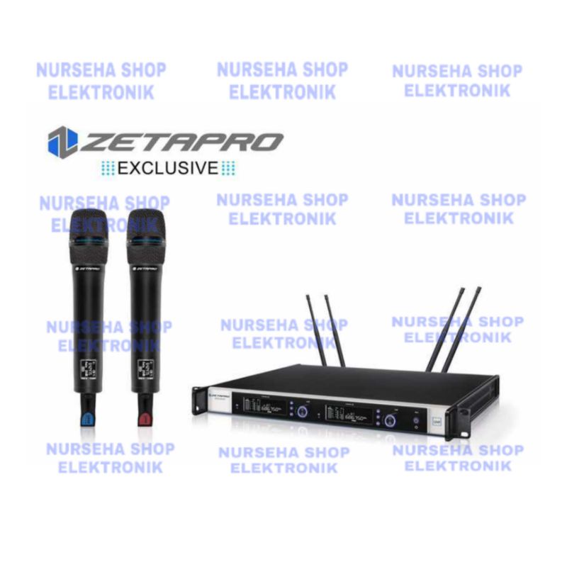Jual Mic wireless ZETAPRO exclusive microphone Wireless handle ZETAPRO ...