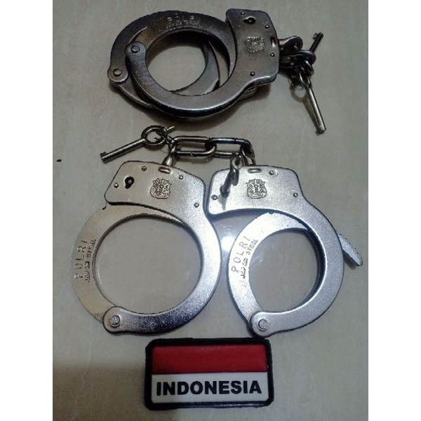 Jual Borgol Tangan Besi Lapis Nickel Anti Karat Borgol Police Security ...