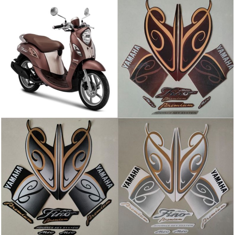 Jual Striping Lis Body Full Set Motor FINO PREMIUM 2019 COD | Shopee ...