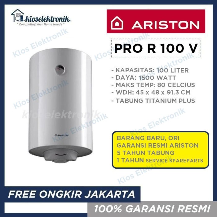 Jual Ariston Pro R 100 V - ProR 100 V - Pro R 100V - Water Heater 100 ...