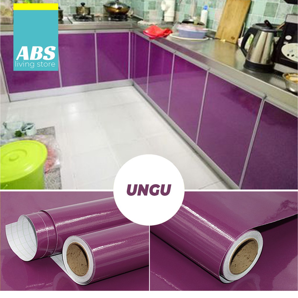 Jual Wallpaper kitchen set sticker lemari stiker kitchen set kulkas ...