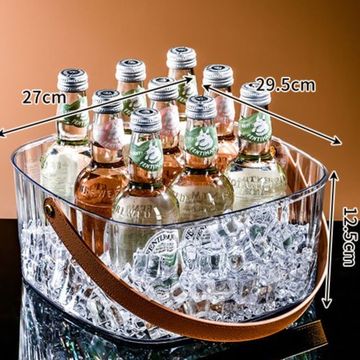 Jual MURAH -Ice Bucket Transparan Clear Bening Beer soda Basket ...