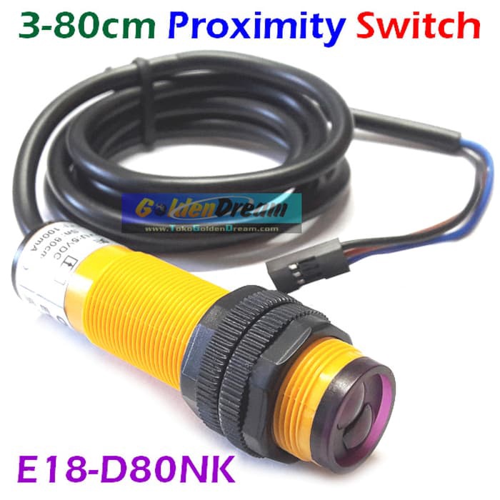 Jual Proximity Switch E18 D80NK 3-80cm / D50NK 3-50cm Adjustable ...