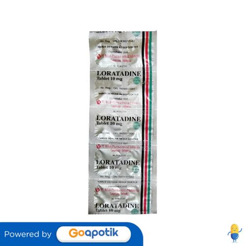 Jual LORATADINE NULAB 10 MG STRIP 10 TABLET | Shopee Indonesia