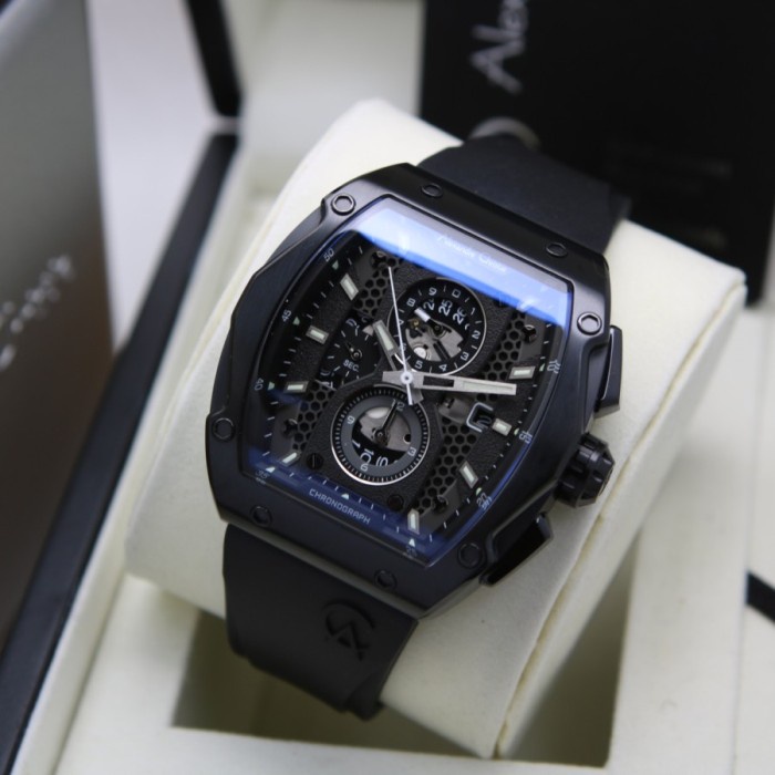 Jual Jam Tangan Pria AC Alexandre Christie 6608 Original - Full Black ...
