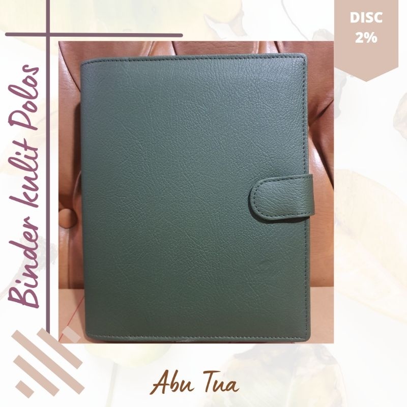Jual Binder polos 20r warna hitam,abu muda,abu tua,mocca,cream,coklat ...