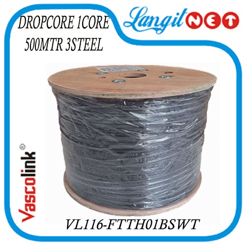 Jual VASCOLINK DROPCORE 1CORE 500MTR 3STEEL VL116-FTTH01BSWT | Shopee ...