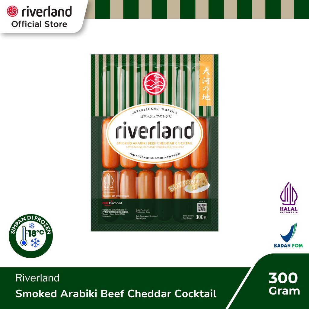 Jual Riverland Smoked Arabiki Beef Cheddar Cocktail 300 Gr | Shopee Indonesia